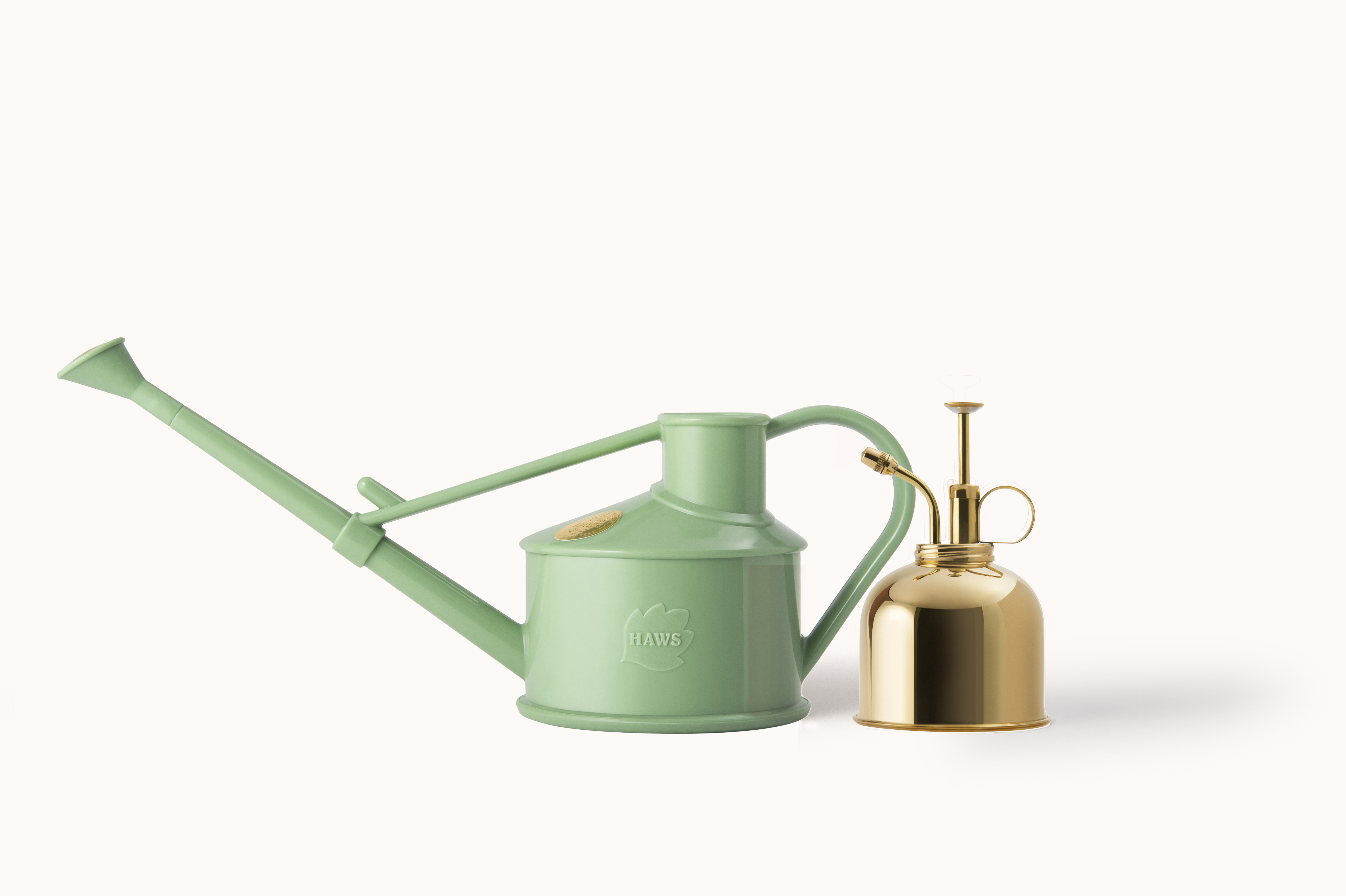 The Langley Sprinkler - Houseplant Set - Sage & Brass – Haws UK